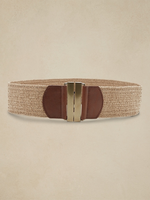 Stretch Straw Belt | Banana Republic