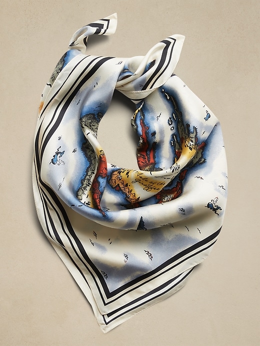 Signature Silk Scarf | Banana Republic