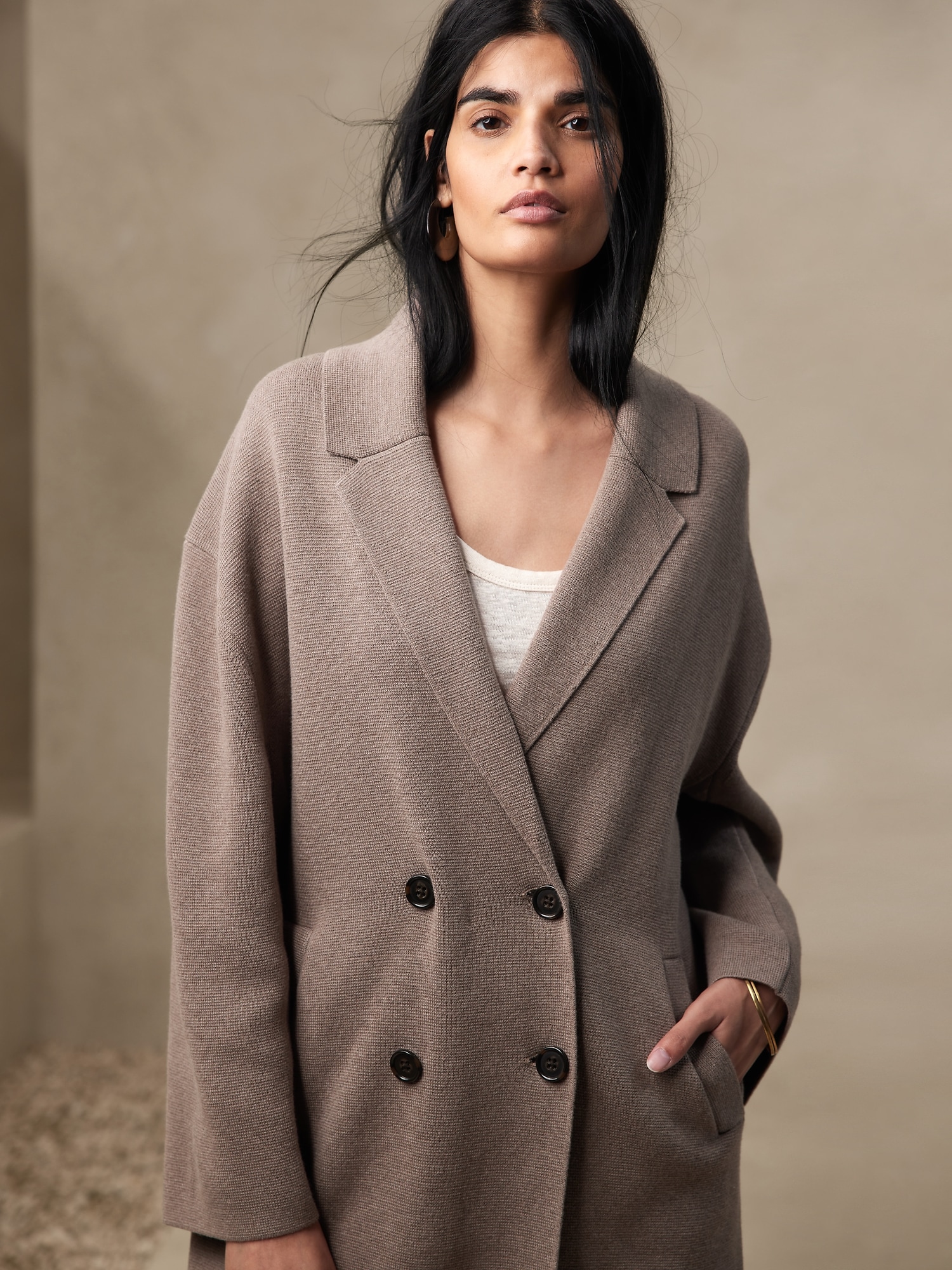 Mati Oversized Coatigan | Banana Republic