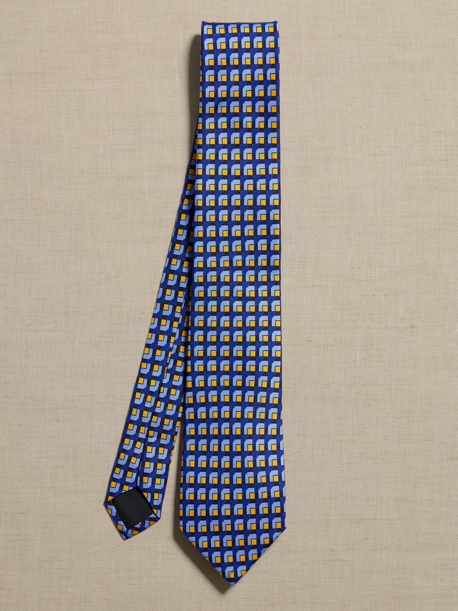 Miniature Square Silk Tie | Banana Republic