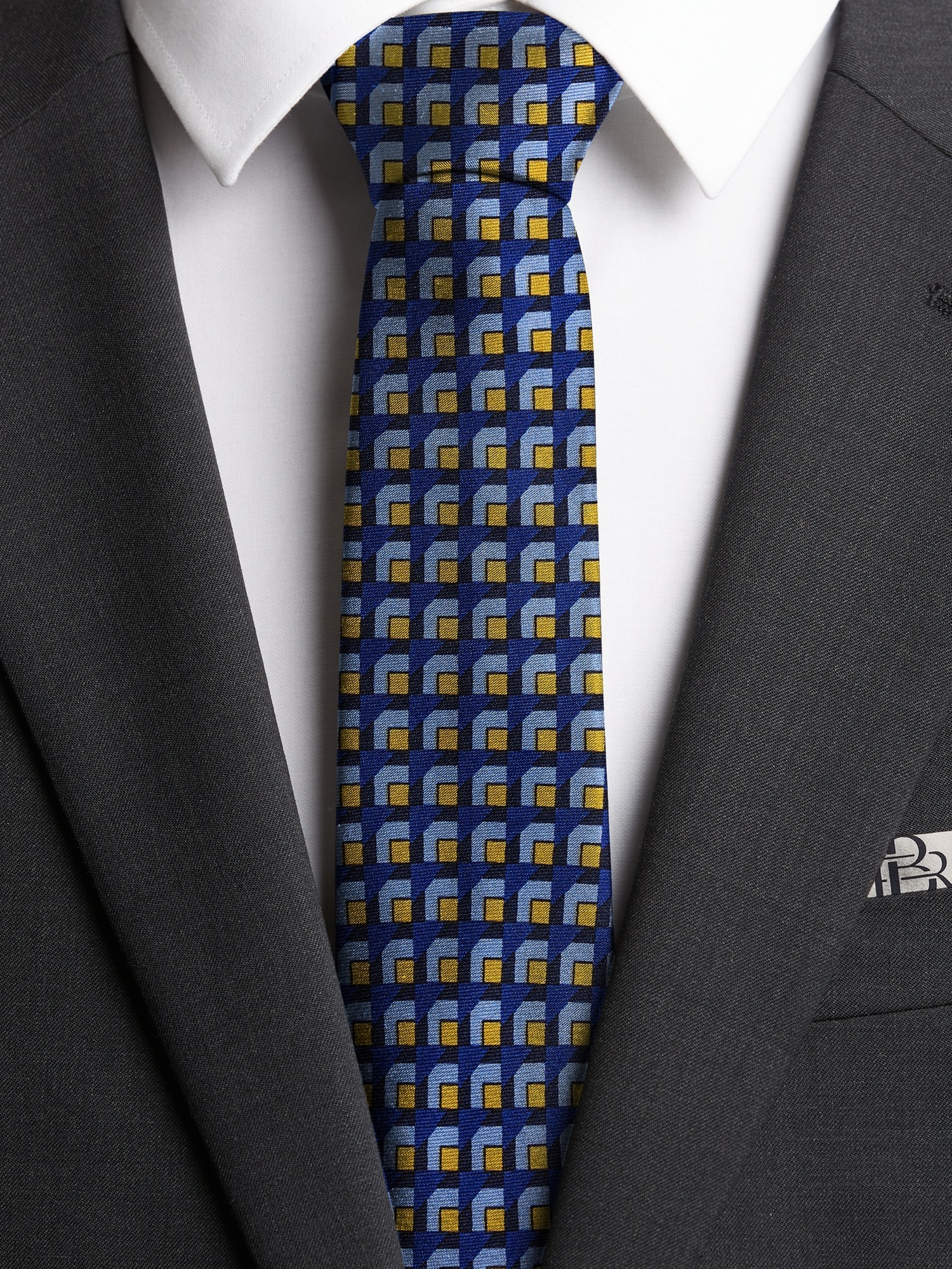 Miniature Square Silk Tie | Banana Republic