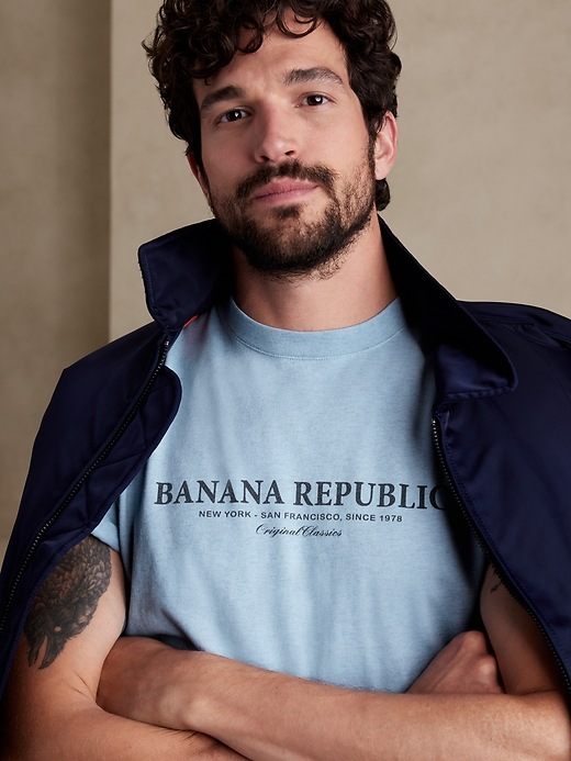 Authentic SUPIMA® Logo T-Shirt | Banana Republic