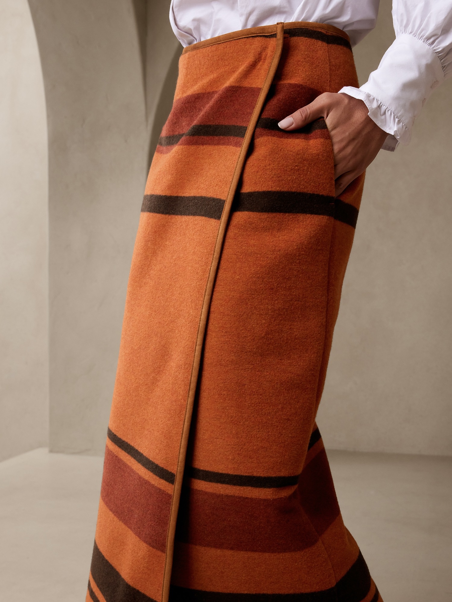 Alto Blanket Skirt | Banana Republic