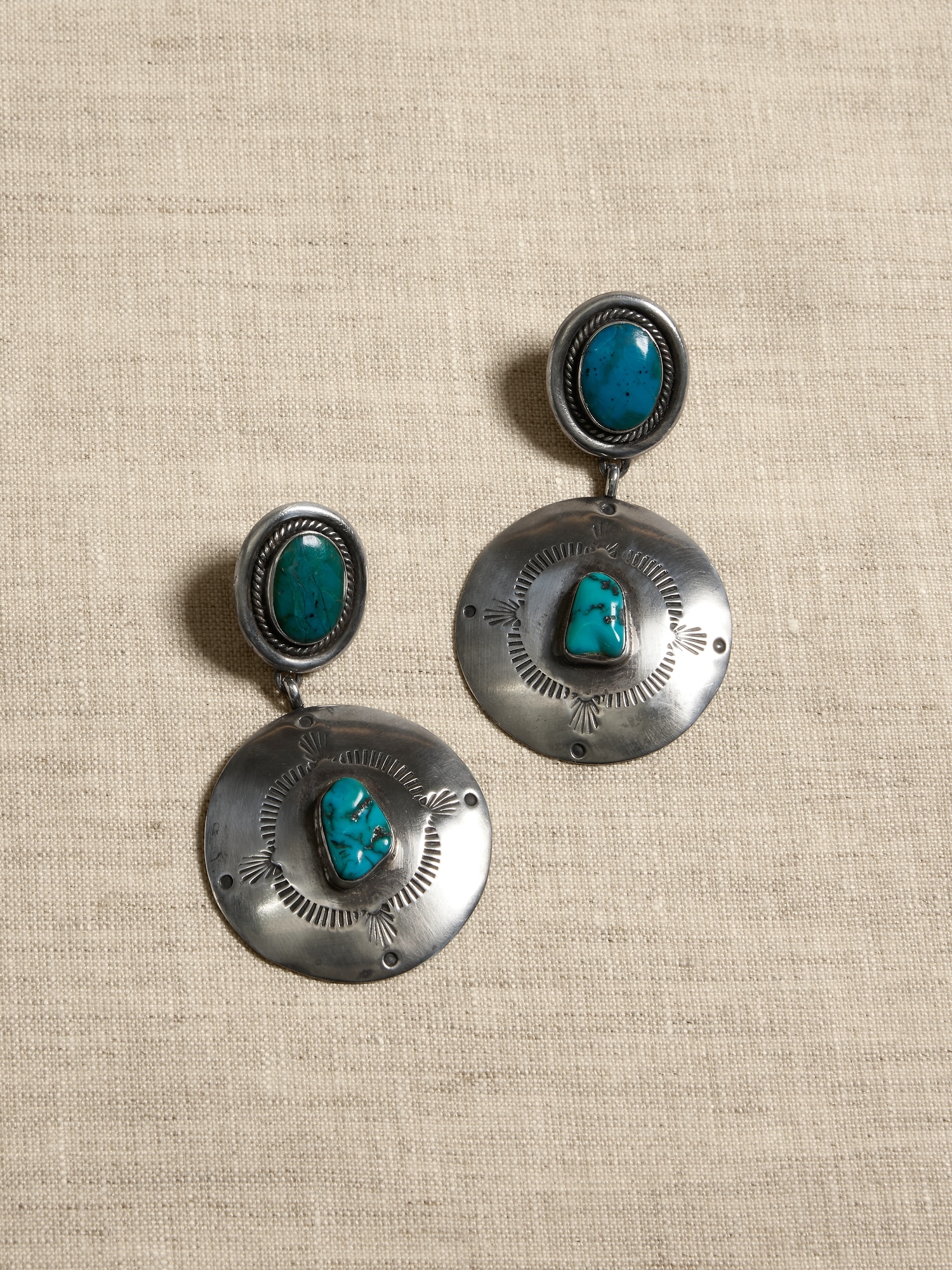Turquoise Circle Drop Earring | Turquoise Collection | Banana Republic