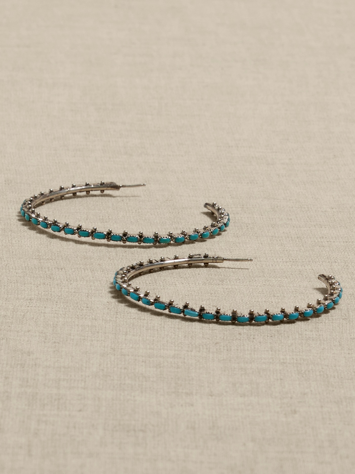 Turquoise Hoop Earrings | Turquoise Collection | Banana Republic