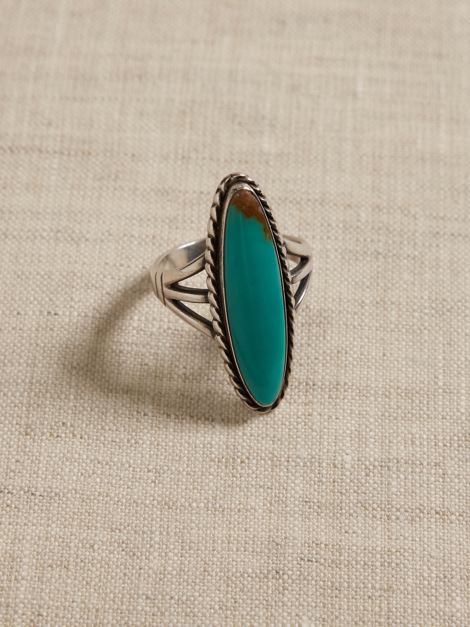 Turquoise Single Stone Ring Xi | Turquoise Collection | Banana Republic