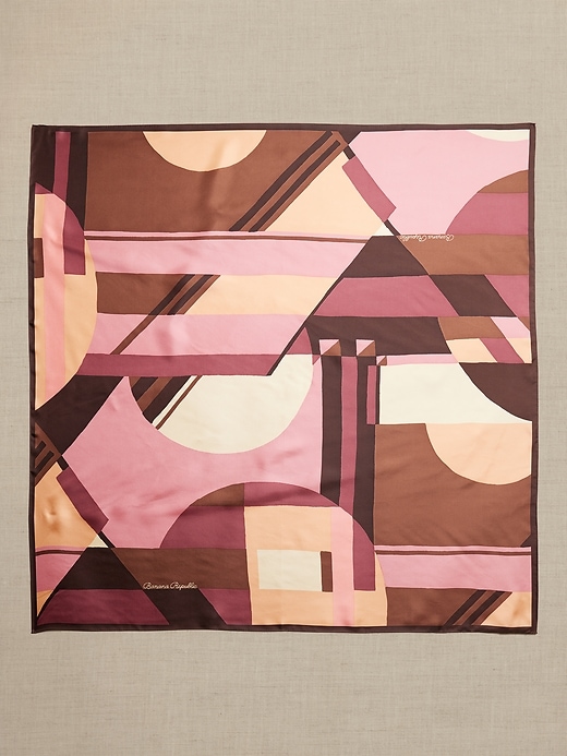 Signature Silk Scarf – Large | Banana Republic