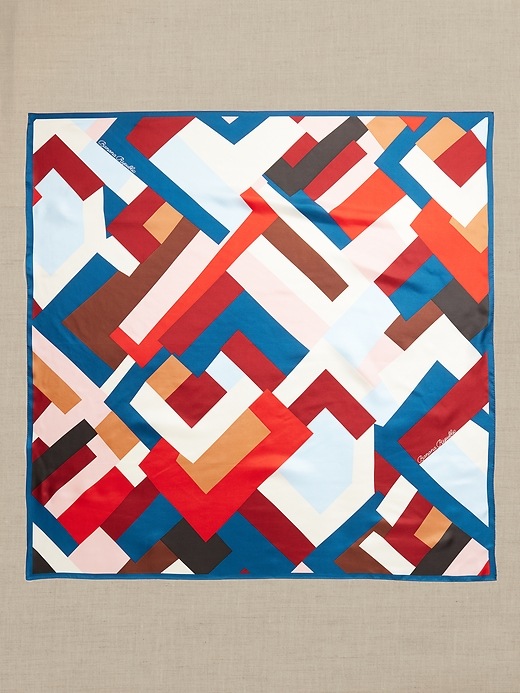 Signature Silk Scarf – Large | Banana Republic