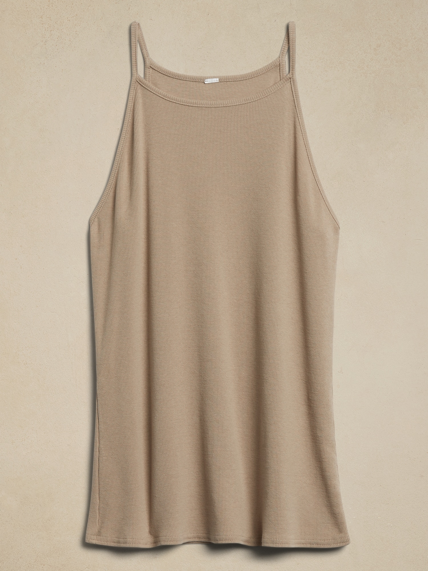 Eloise Ribbed Cotton Tank | Banana Republic