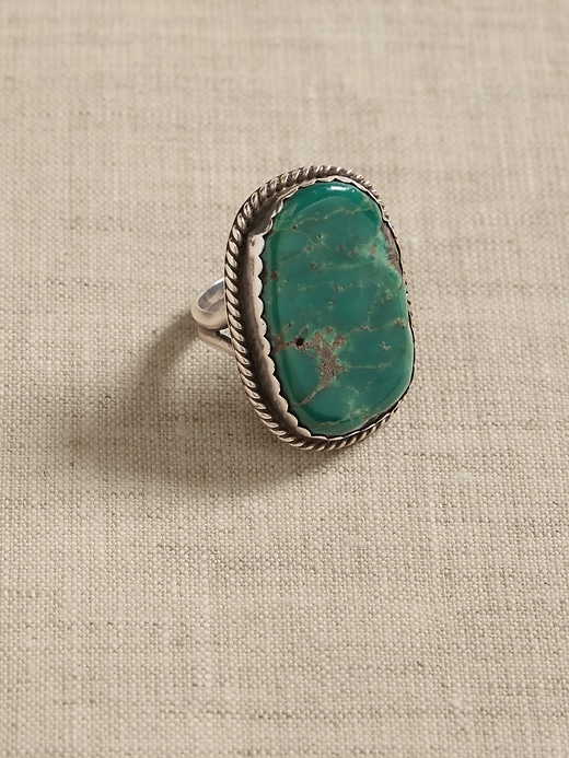 Turquoise Single Stone Ring Xvii | Turquoise Collection | Banana Republic