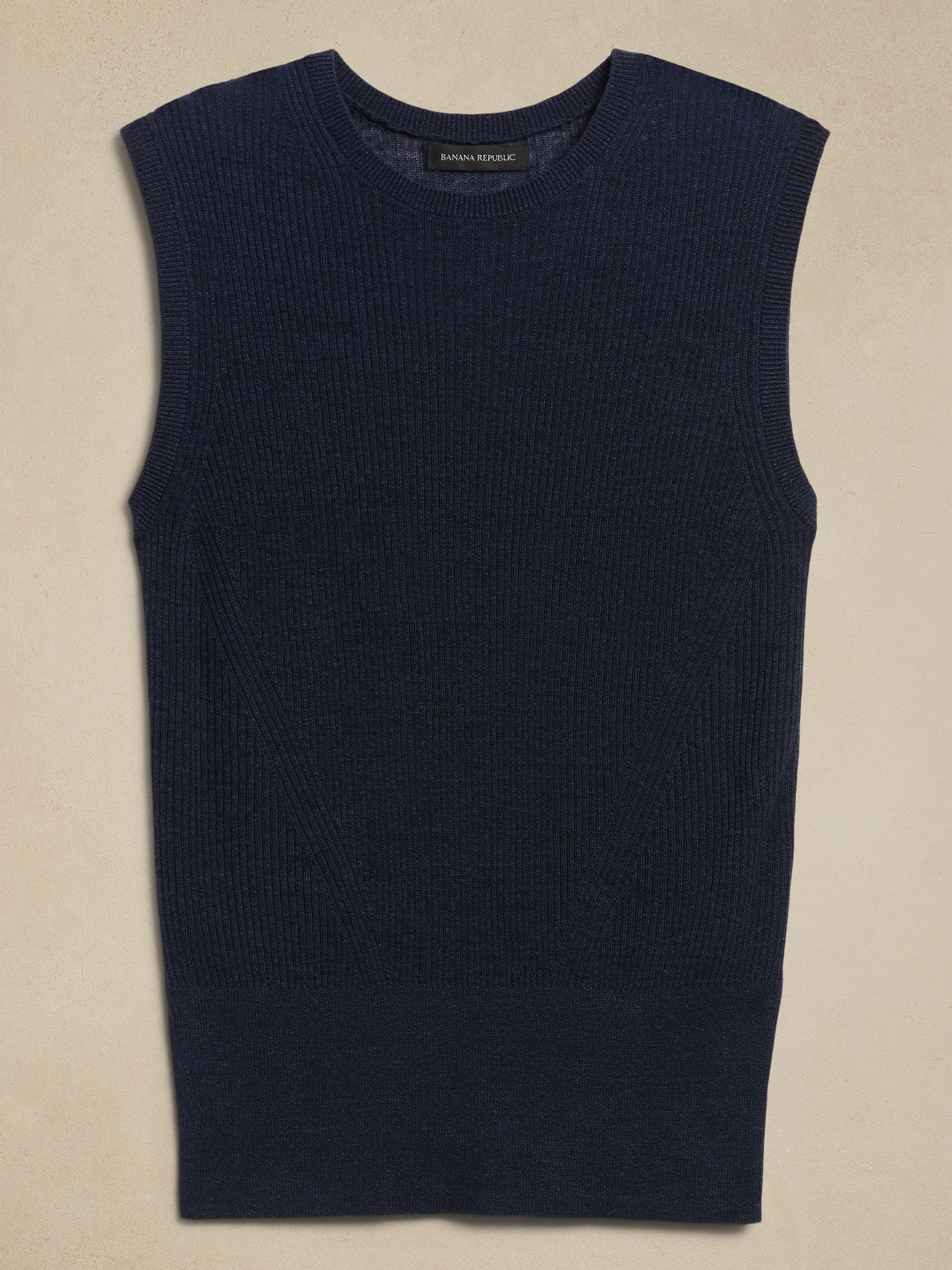 Eliza Linen-Blend Muscle Tank | Banana Republic