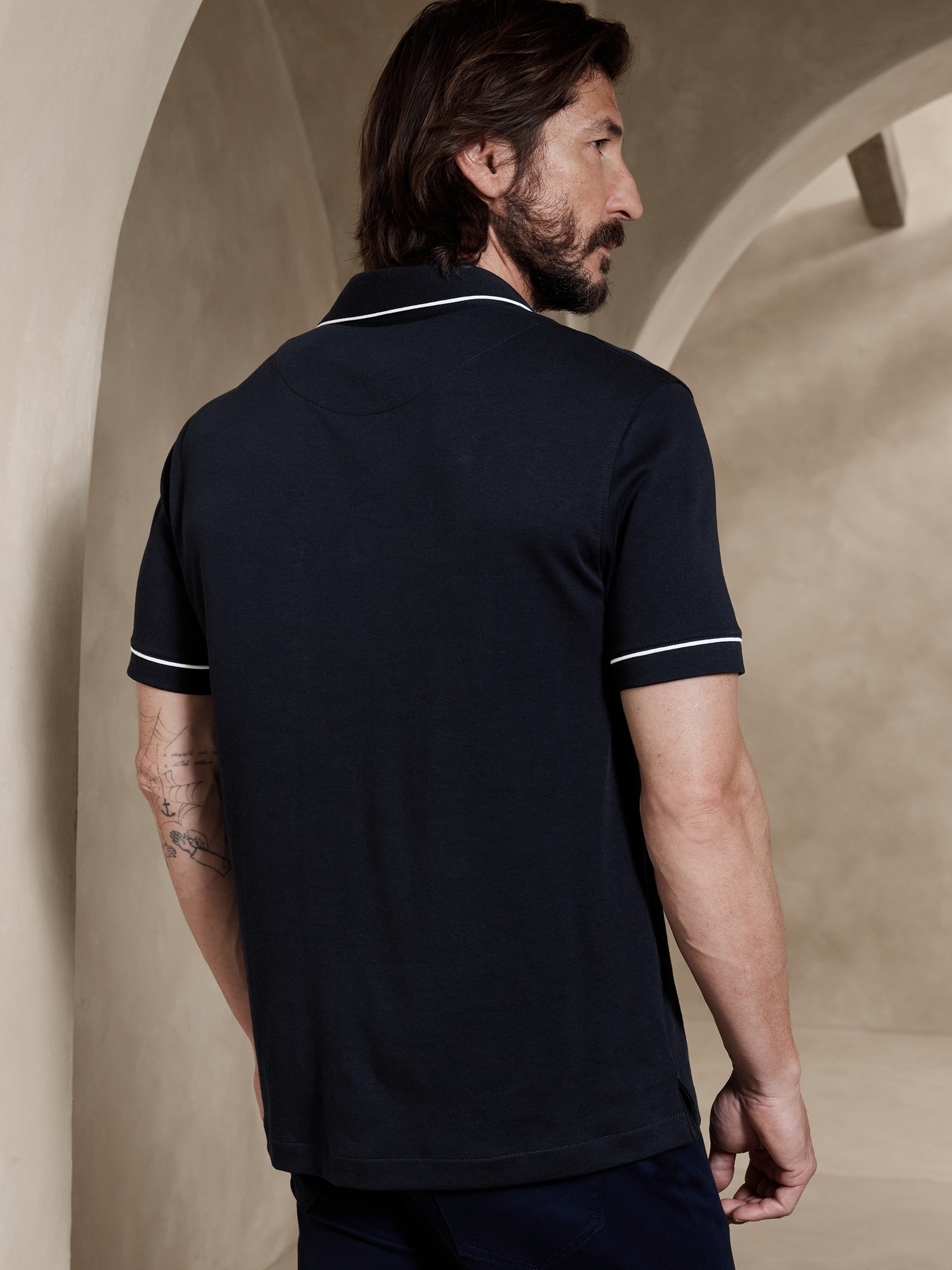 Luxury Touch Polo Banana Republic