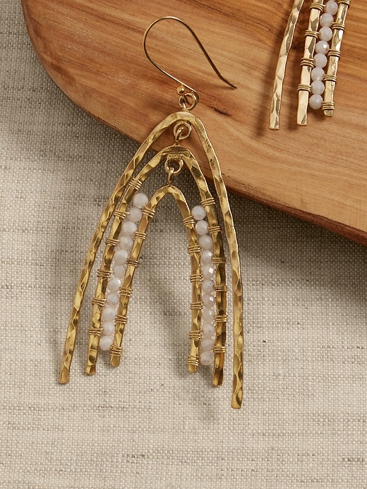 Arches Silverite Earrings by Aureus + Argent | Banana Republic