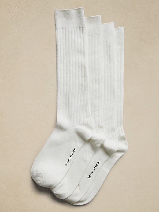 Ribbed Trouser Sock 2-Pack | Banana Republic