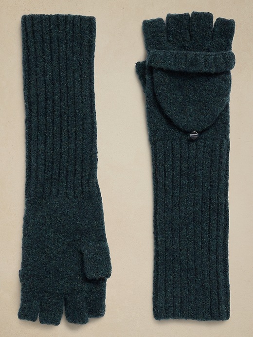 Sofie Fuzzy Popover Mittens | Banana Republic