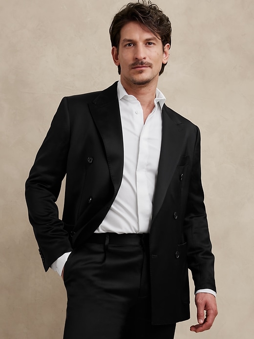 Reyes Satin Suit Jacket | Banana Republic