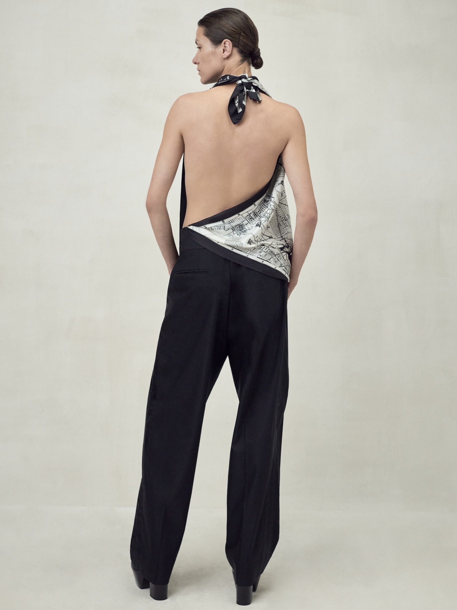 BR x Peter Do Printed Silk Scarf | Banana Republic