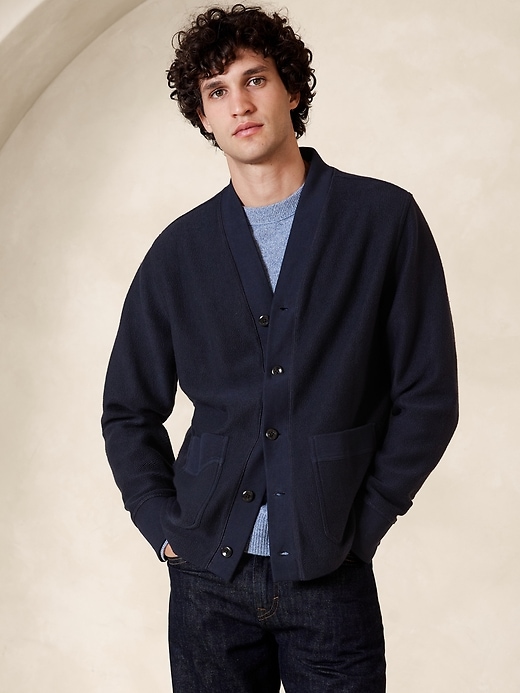Armond Terry Cardigan | Banana Republic