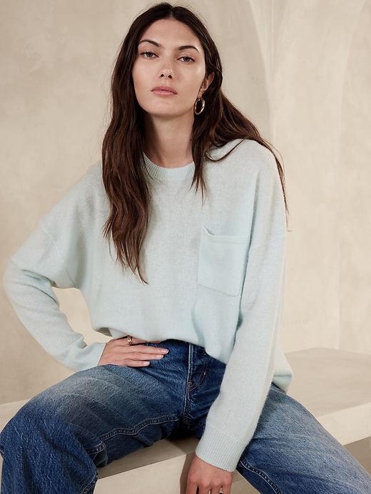 Caro Oversized Lightweight Cashmere Sweater | Banana Republic