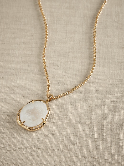 Lyric Quartz Necklace By Aureus Argent Banana Republic