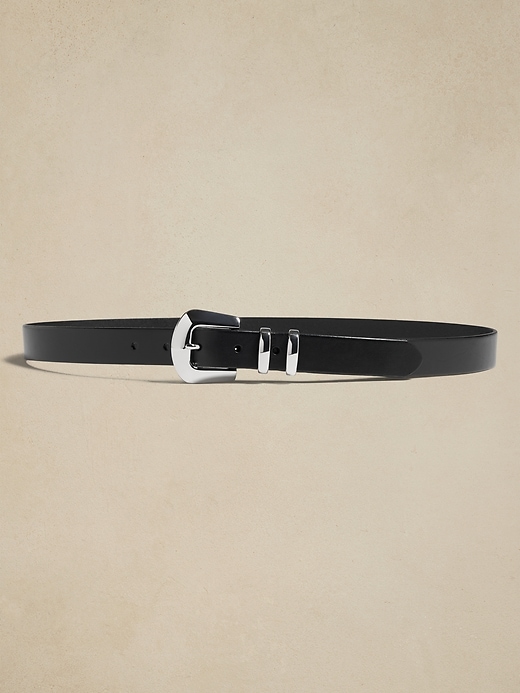 Angolo Leather Belt | Banana Republic