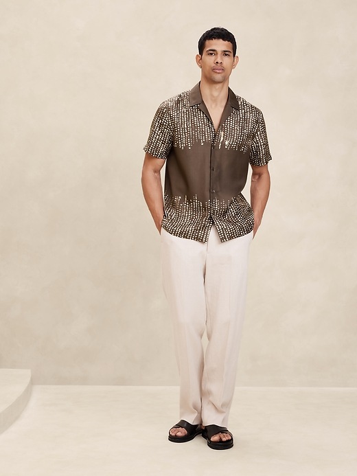 Lyam Silk Resort Shirt | Banana Republic