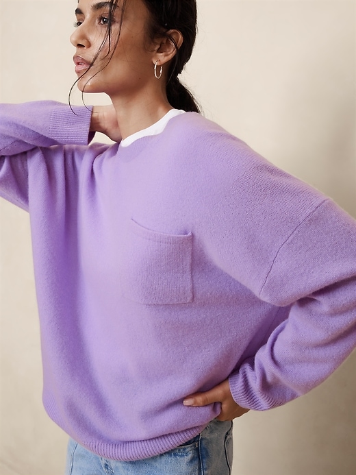 Caro Oversized Lightweight Cashmere Sweater | Banana Republic