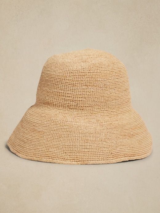 Shoreline Raffia Bucket Hat by Hampui | Banana Republic