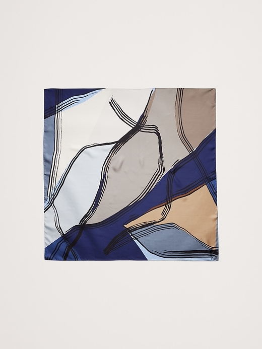 Signature Silk Scarf – Large | Banana Republic