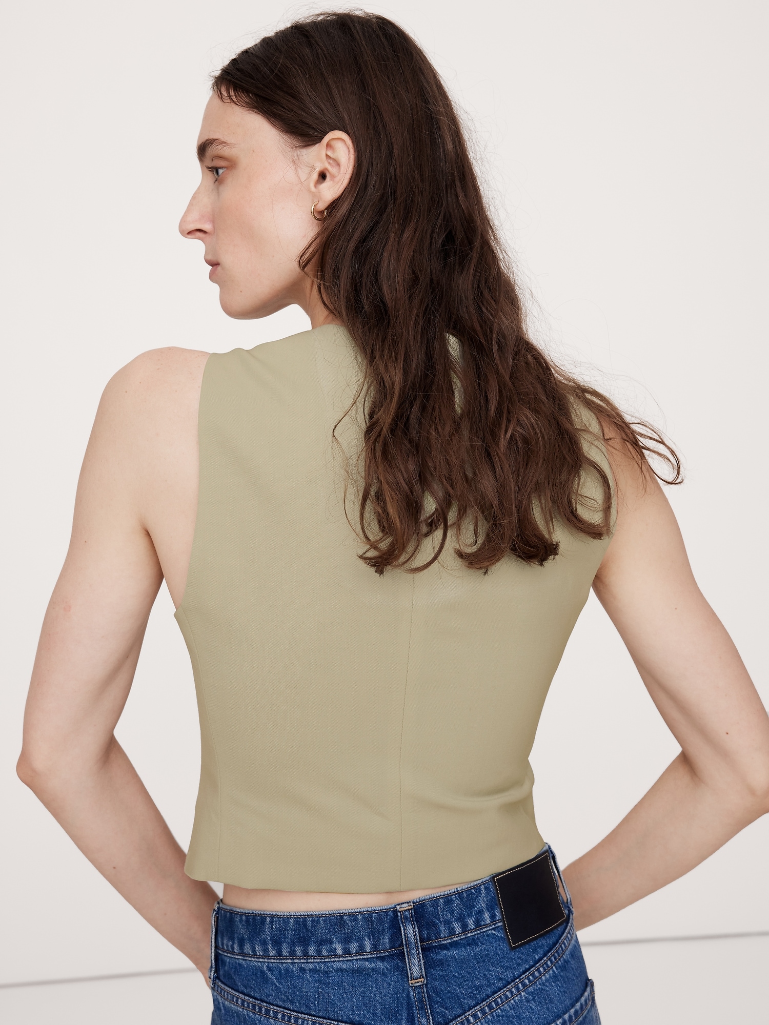 Siena Italian Wool Vest | Banana Republic