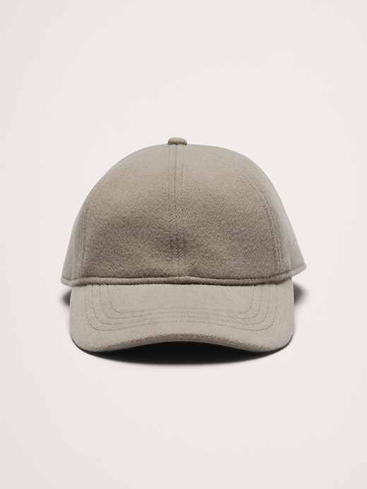 Melton Wool-Blend Baseball Cap by Crown Cap | Banana Republic