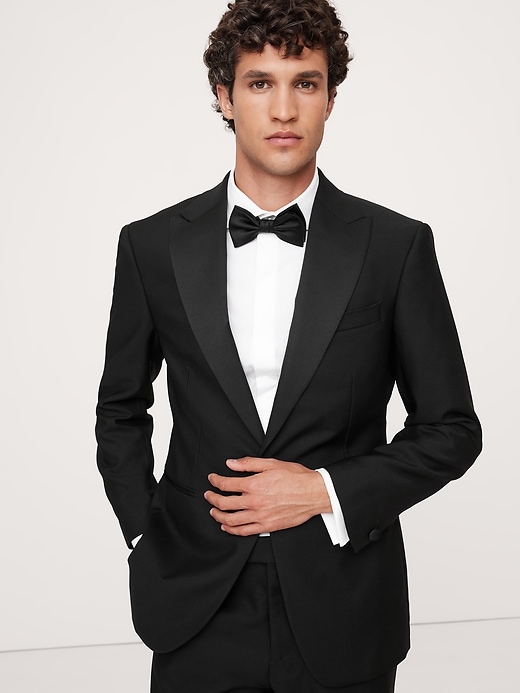Italian Barathea Tuxedo Jacket | Banana Republic
