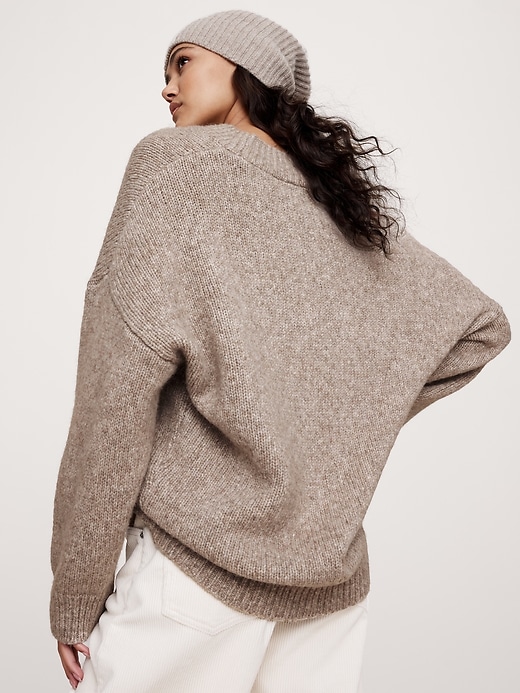 Wool-Alpaca Blend Sweater Tunic | Banana Republic