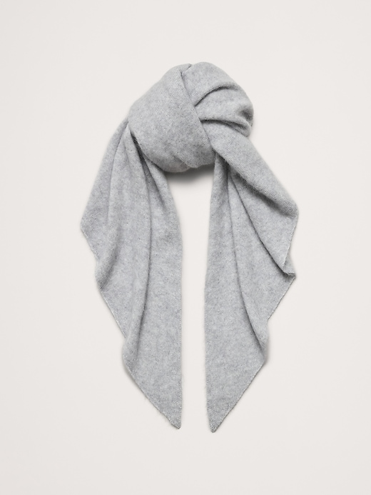 Brushed Wool-Cashmere Triangle Scarf | Banana Republic