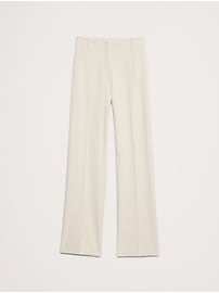 High-Rise Modern Straight City Stretch Pant | Banana Republic