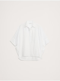 Oversized Popover Top | Banana Republic