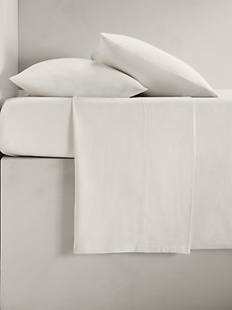 Cotton-Cashmere-Silk Flat Sheet | Banana Republic