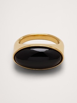 Gold & Black Mix Ring | Banana Republic