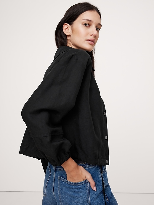 Tencel™-Linen Jacket | Banana Republic