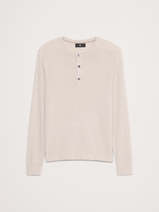 Merino Wool Henley Sweater | Banana Republic