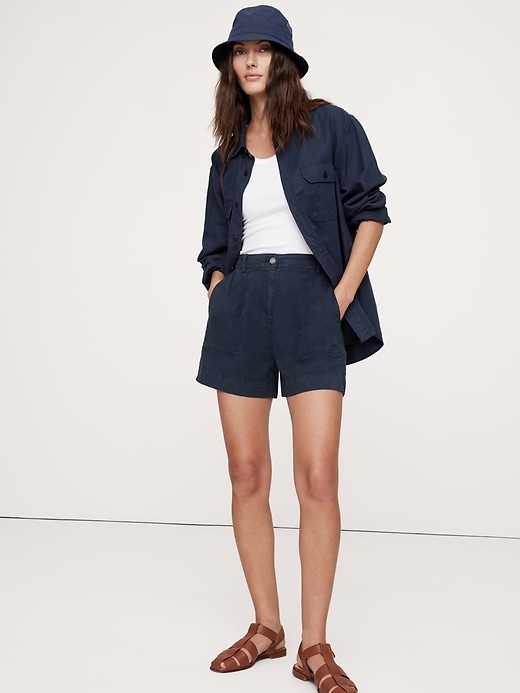 Super-Soft Soma High-Rise 4" Short | Banana Republic